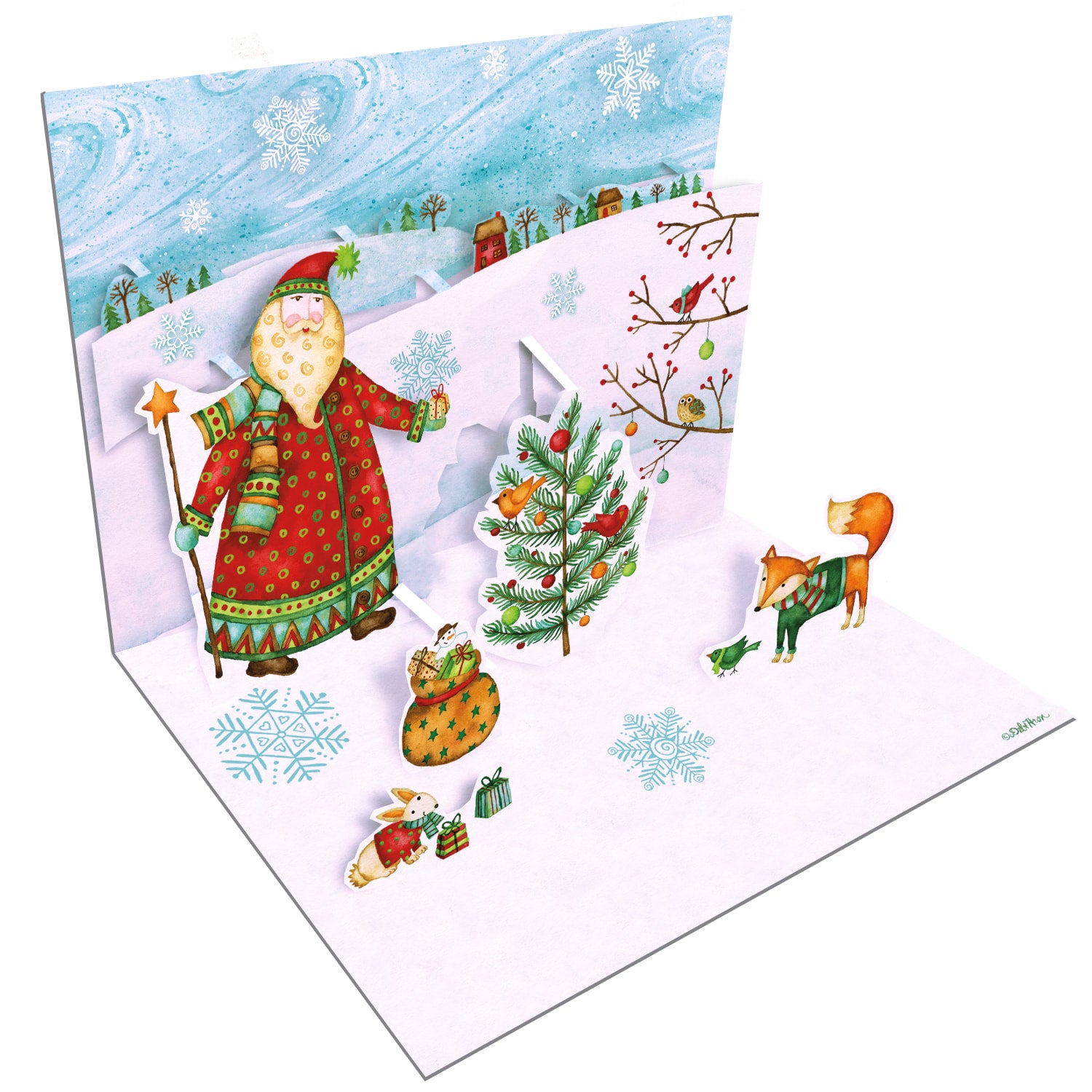 POP-UP CHRISTMAS CARD - SNOWY INSPIRATIONS | LANG Outlet